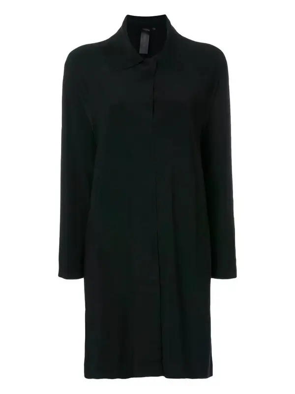 Norma Kamali Collared Long-line Cardigan