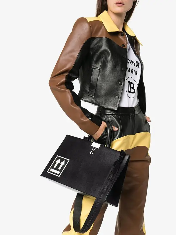 Off-White Medium Box Tote