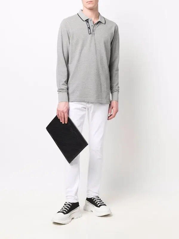 Philipp Plein Logo Patch Polo Shirt