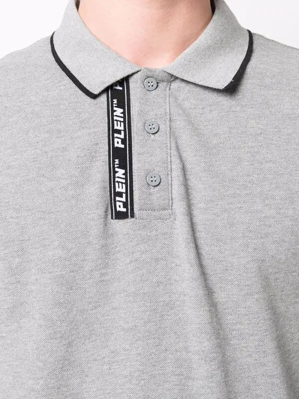 Philipp Plein Logo Patch Polo Shirt