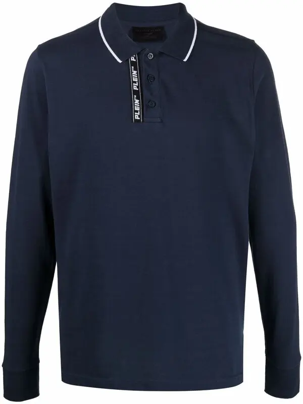 Philipp Plein Logo Embroidered Polo Shirt