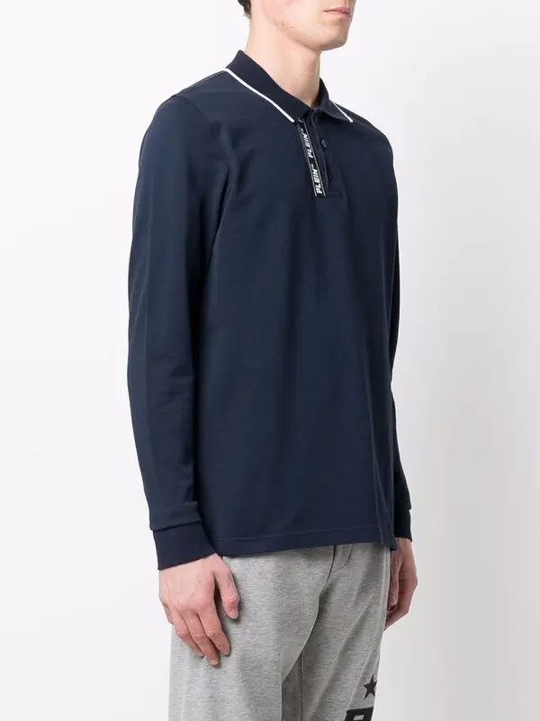 Philipp Plein Logo Embroidered Polo Shirt