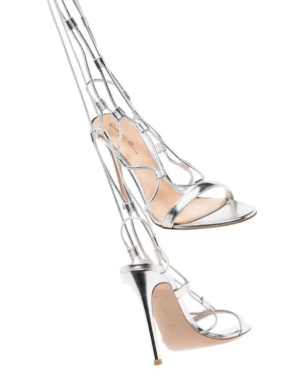 GIANVITO ROSSI Giza 120mm Leather Sandals