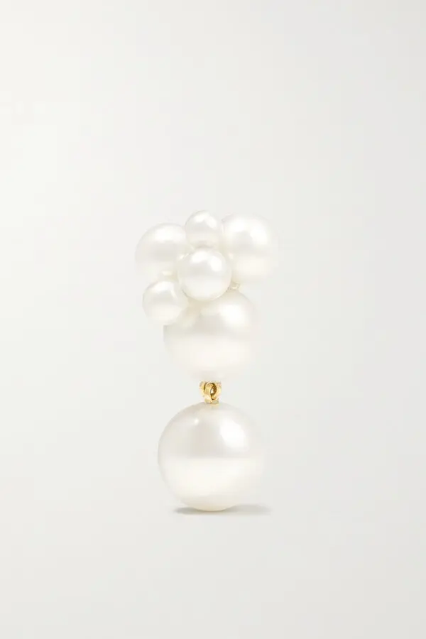 Sophie Bille Brahe Bisou Perle Single Earring - Gold