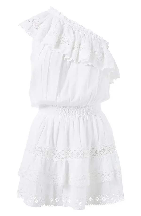 Melissa Odabash Debbie One-shoulder Cover-up Dress