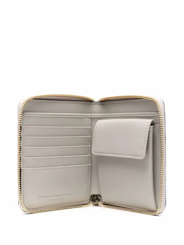 Stella McCartney Stella Logo Zip-around Wallet