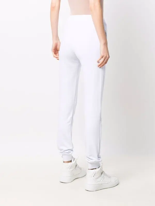 Philipp Plein Logo-print Cotton Joggers - White