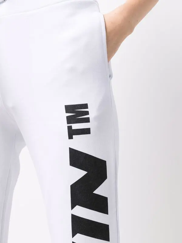 Philipp Plein Logo-print Cotton Joggers - White