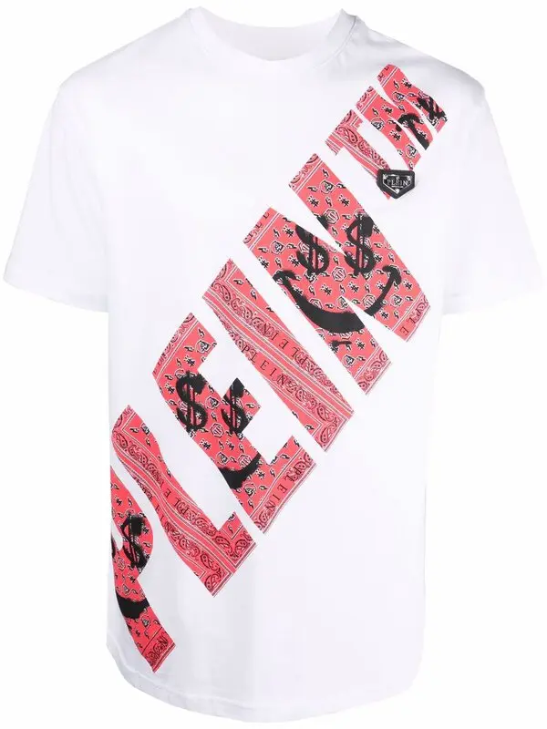 Philipp Plein Graffiti-print T-shirt - White