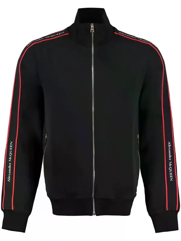 Alexander McQueen Logo-print Track Jacket - Black
