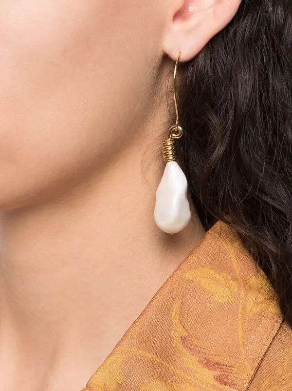 Colville Pearl Light Bulb Dangle Earrings