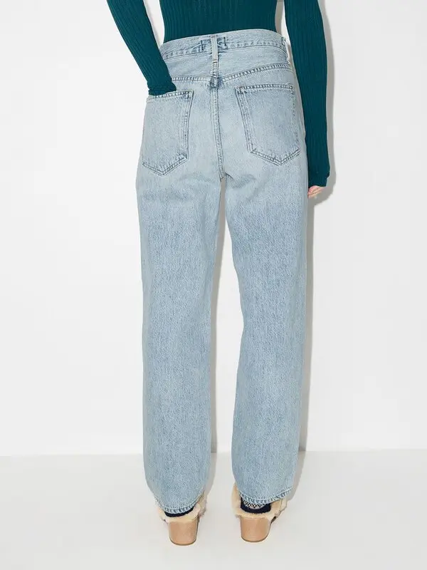 AGOLDE Criss Cross Straight-leg Jeans