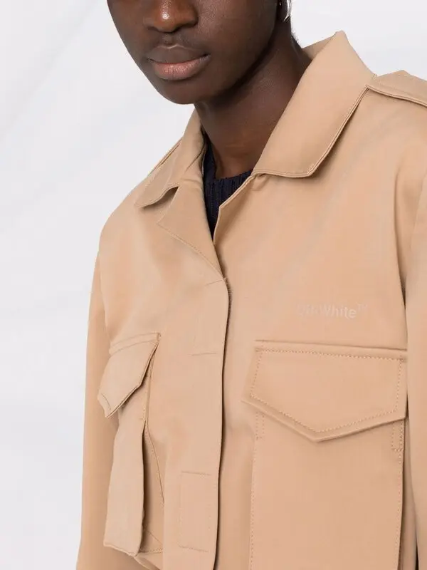 Off-White Diag-stripe Print Jacket