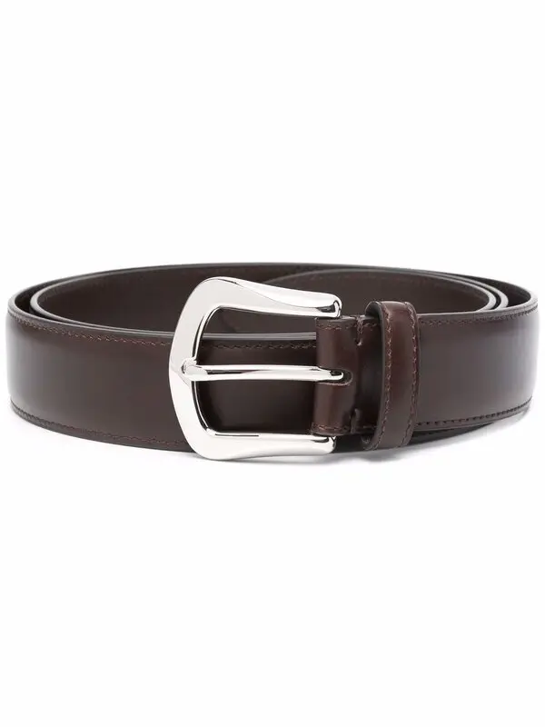 Brunello Cucinelli Classic Buckle Belt - Brown