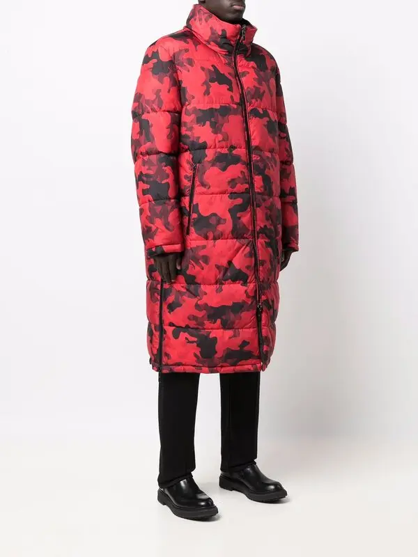 Michael Kors Camouflage-print Reversible Coat