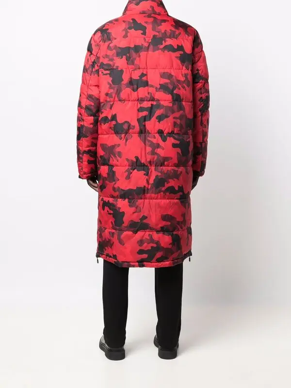Michael Kors Camouflage-print Reversible Coat