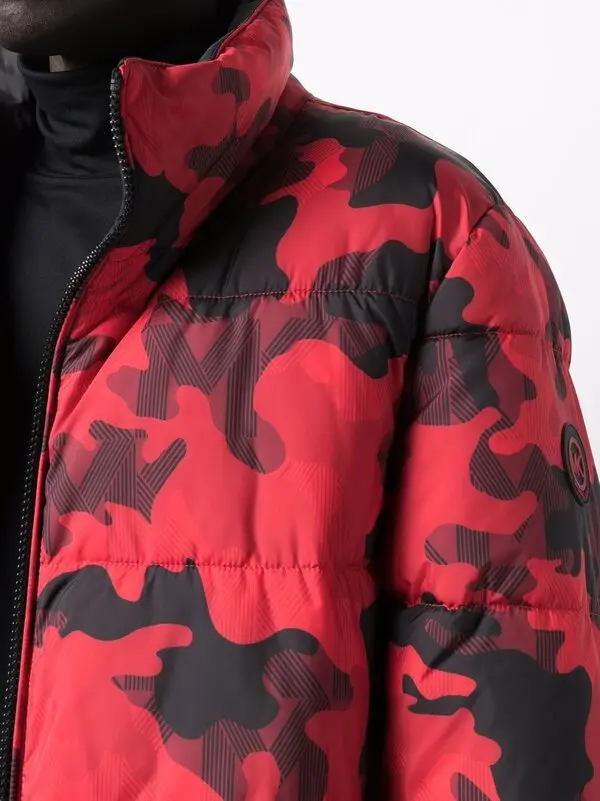 Michael Kors Camouflage-print Reversible Coat