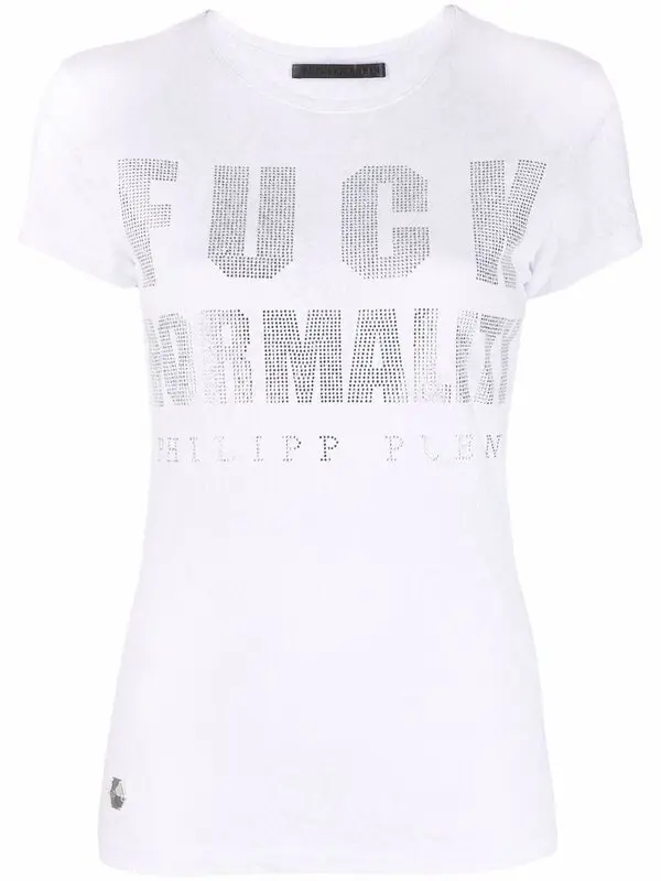 Philipp Plein Crystal-embellished T-shirt