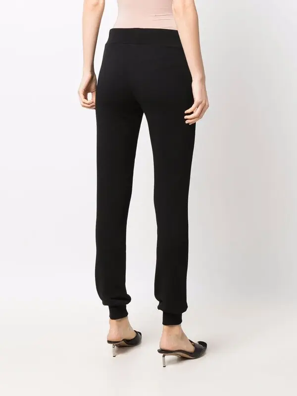 Philipp Plein Logo-print Cotton Joggers - Black