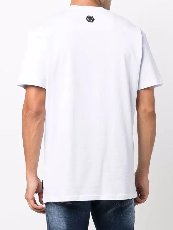 Philipp Plein Plein Repeat Logo T-shirt - White