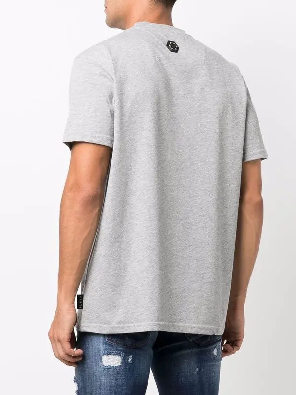 Philipp Plein Plein Repeat Logo T-shirt - Grey