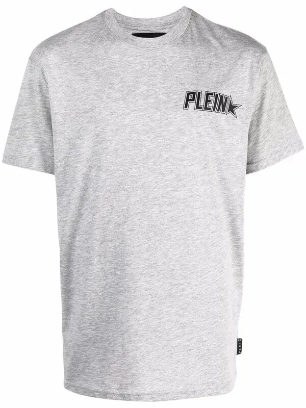 Philipp Plein Plein Star Logo Print T-shirt