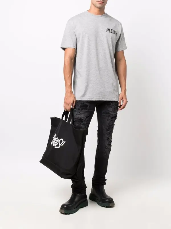 Philipp Plein Plein Star Logo Print T-shirt