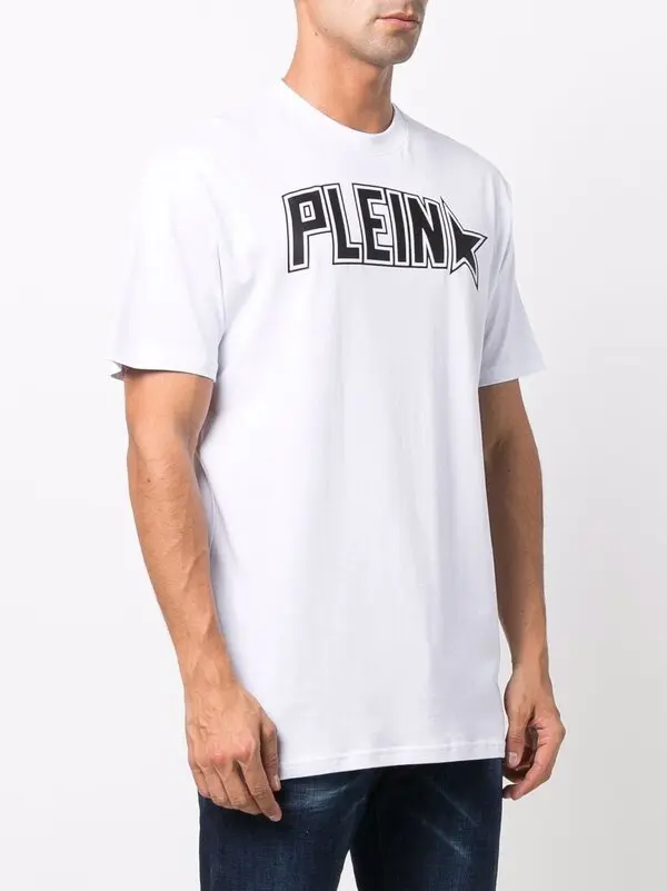 Philipp Plein Plein Star Logo Print T-shirt