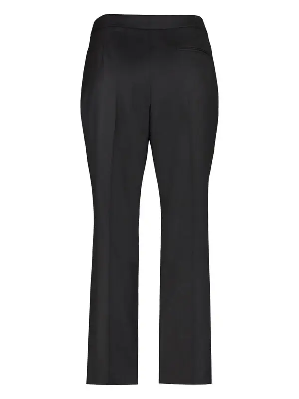 Alexander McQueen Tailored Cropped Trousers - Black
