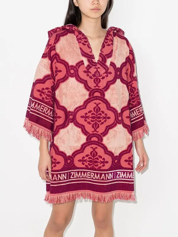 Zimmermann Lola Terry Towel Dress - Pink