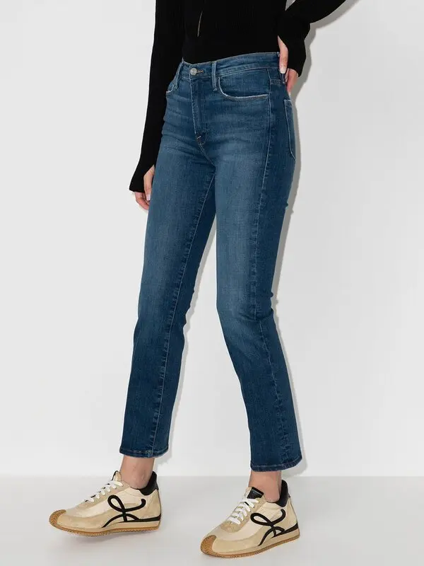 FRAME Le High Straight Leg Jeans