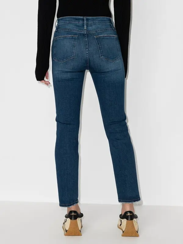 FRAME Le High Straight Leg Jeans