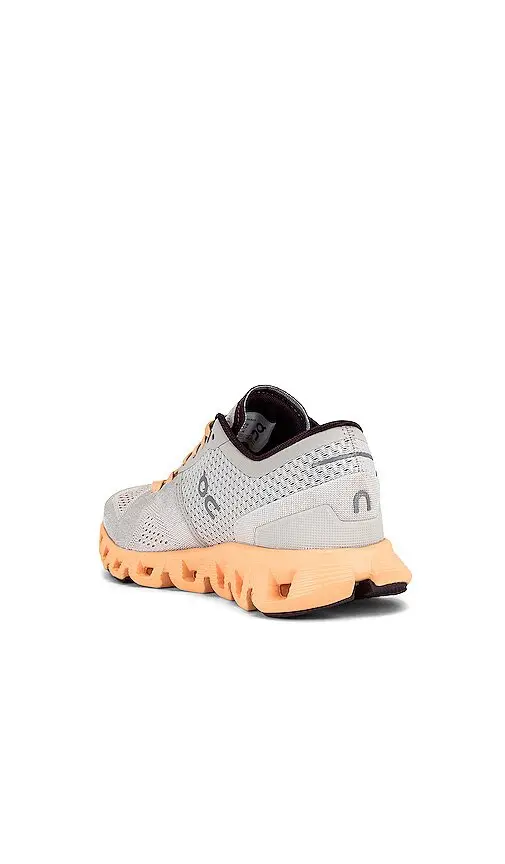 On X Sneaker In Peach