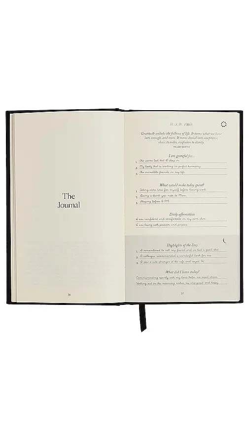 INTELLIGENT CHANGE The Five Minute Journal In Black