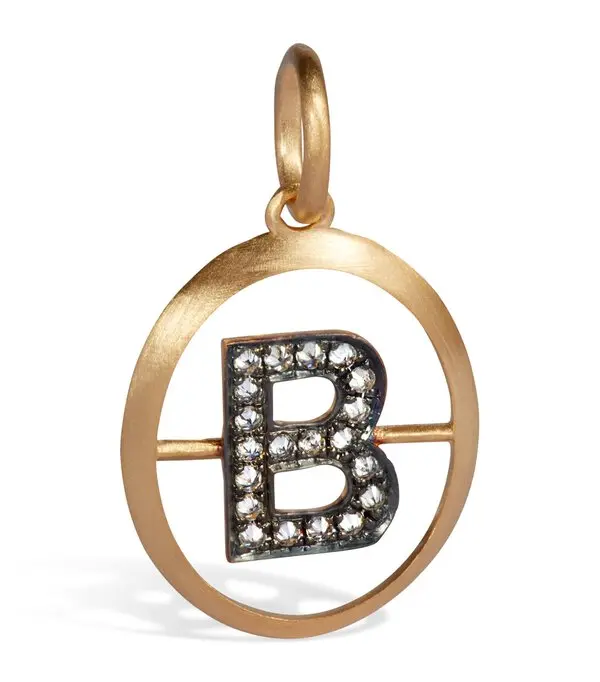 Annoushka Initial B Pendant - Gold