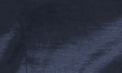 Alex Evenings Portrait Collar Faux Wrap Gown - Navy