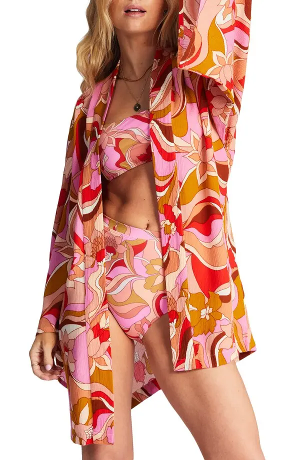 BILLABONG X Sun Chasers Loveland Floral Cover-up Wrap