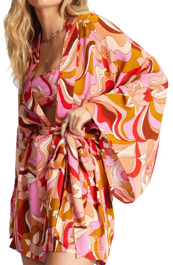 BILLABONG X Sun Chasers Loveland Floral Cover-up Wrap