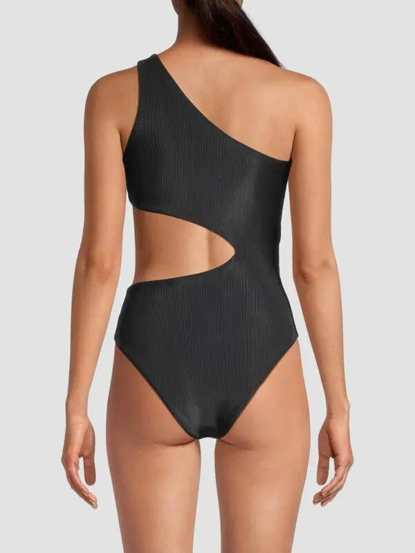 Beach Riot Celine Cutout Swimsuit - Black
