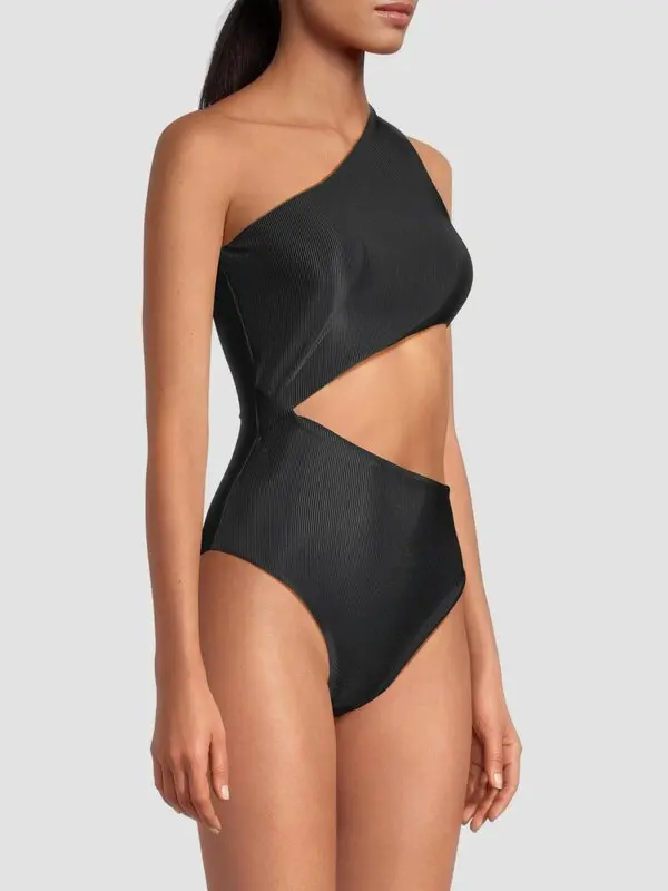 Beach Riot Celine Cutout Swimsuit - Black