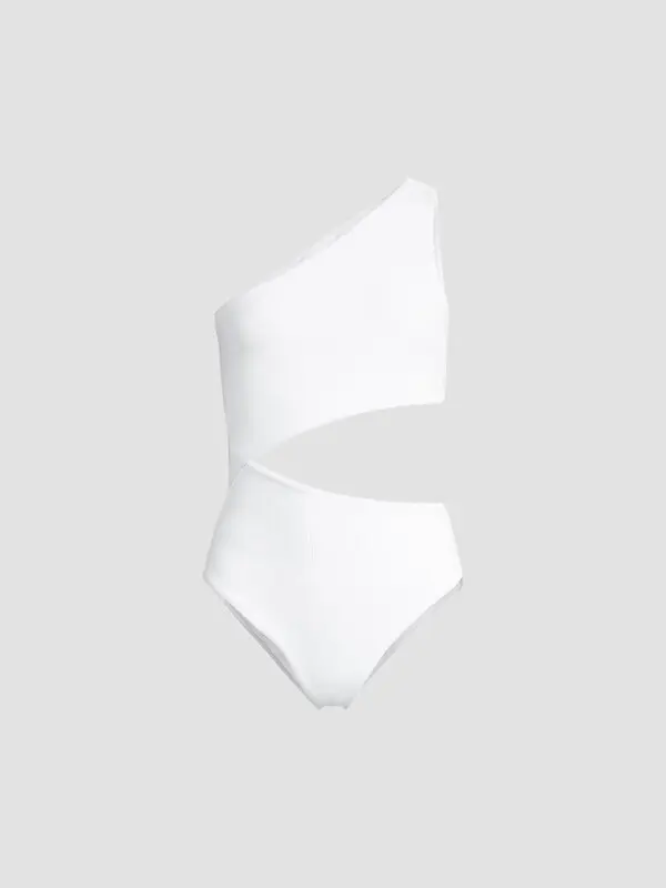 Beach Riot Celine Cutout Swimsuit - White