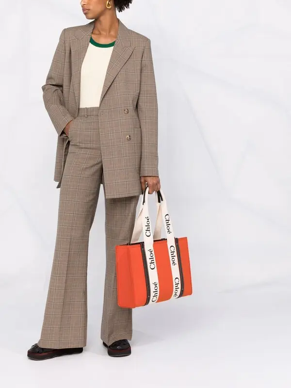 Chloé Woody Logo-trimmed Tote Bag
