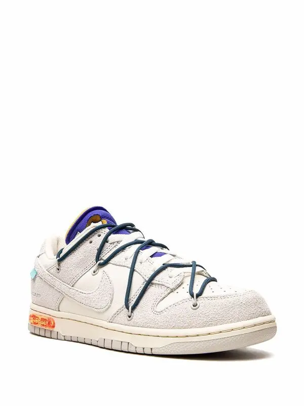 Nike X Off White Dunk Low Lot 16 Sneakers - Neutrals