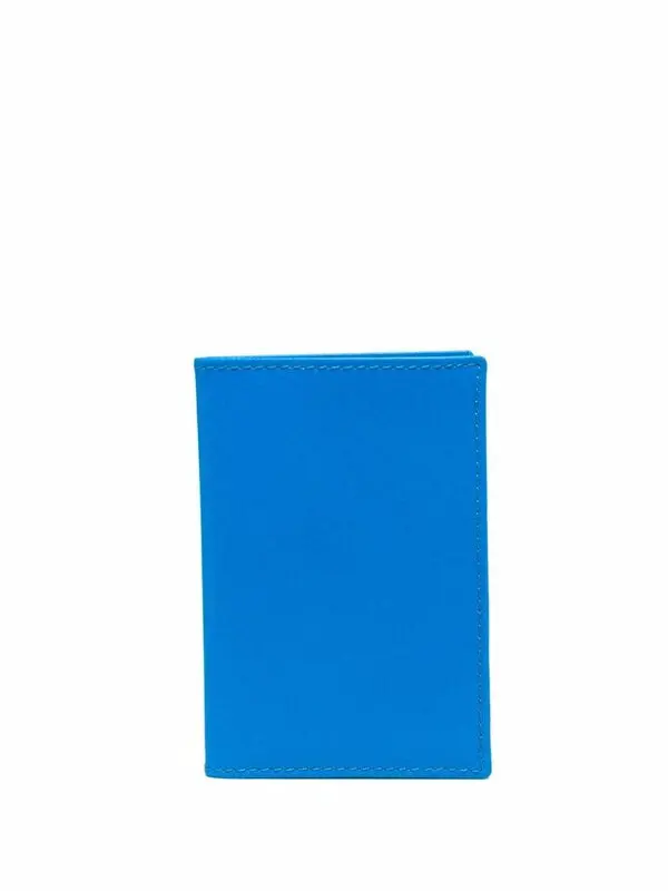 Comme Des Garçons Color-block Fodling Wallet - Blue
