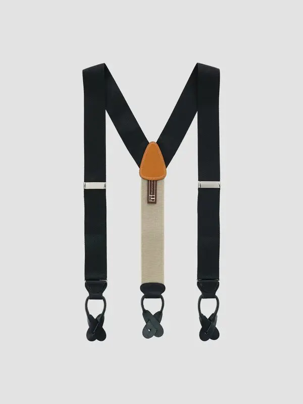 Trafalgar The Hudson Brace Suspenders - Black