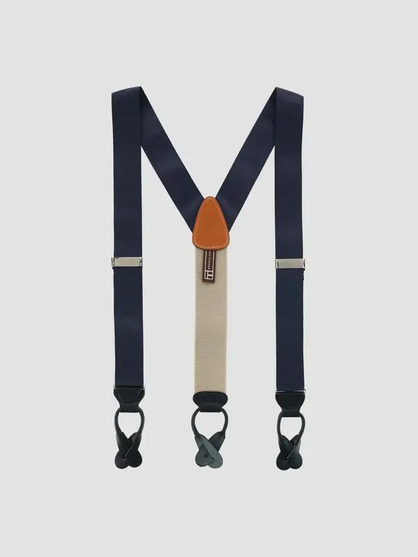 Trafalgar The Hudson Brace Suspenders - Navy