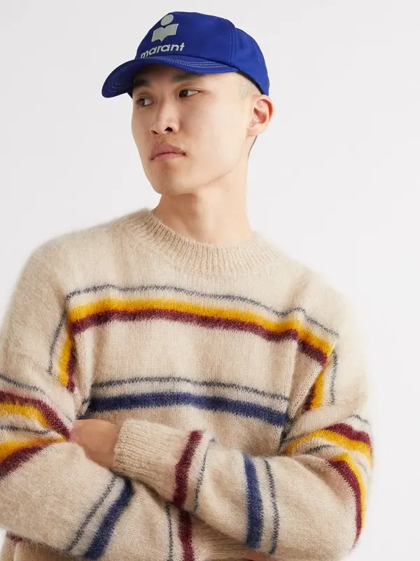 Isabel Marant Tyron Logo-embroidered Cotton-canvas Baseball Cap