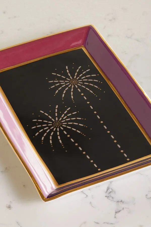 SUZANNE KALAN Porcelain Jewelry Tray