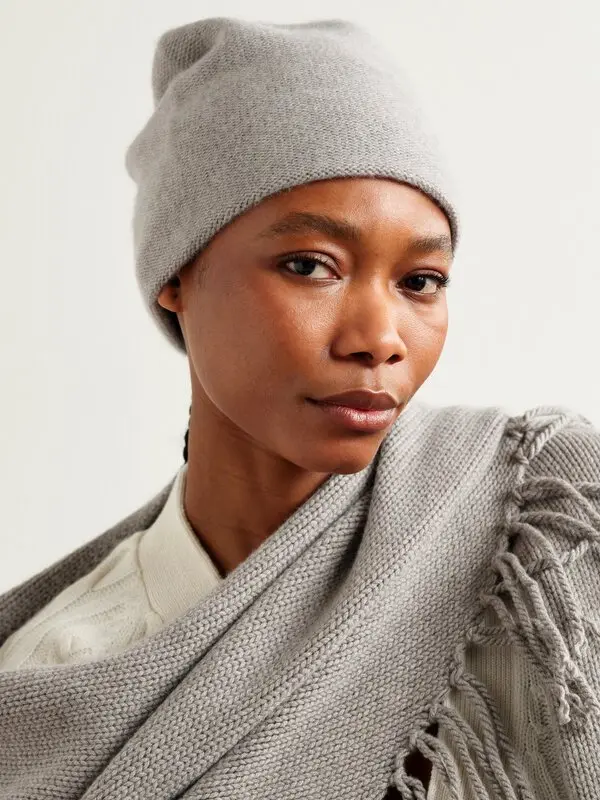 Arch4 Clara Cashmere Beanie - Gray