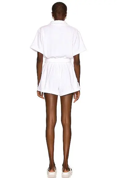 TERRY. Il Pareo Romper In White